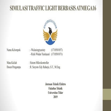 Traffic Light Berbasis ATmega16 | PPT