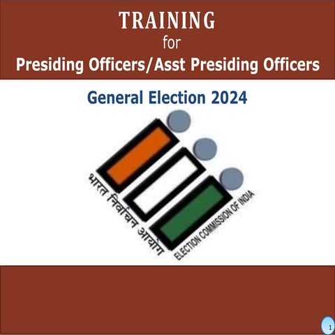 assembl.ppt election duties and responsibilities of polling personnel | PPT