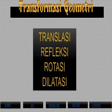 Ppt transformasi geometri | PPTX