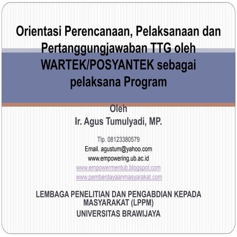 Ppt ttg | PPTX