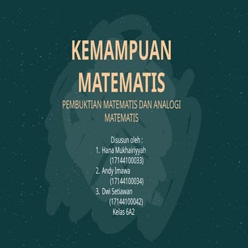 PPT Kemampuan Matematis 2 Pemb Mat dan Analogi Mat.pptx