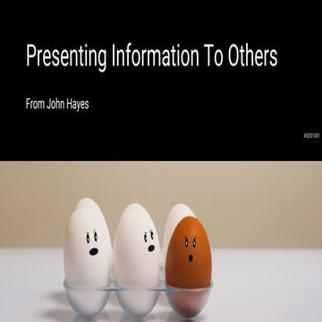 The Structure of Presentations | PPTX