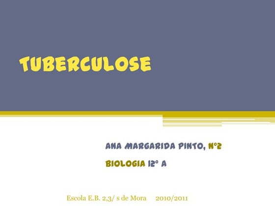 Aula tuberculose | PPT
