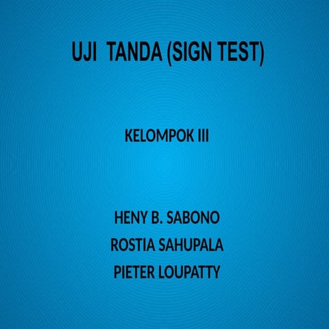 Sign Test Non Parametric For Social.pptx