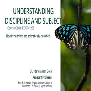 PPT Understanding Discipline and Subject UNIT 1.pptx