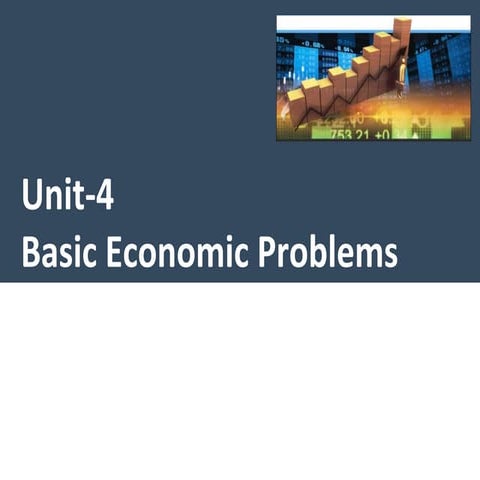 Basic economics problem | PPTX