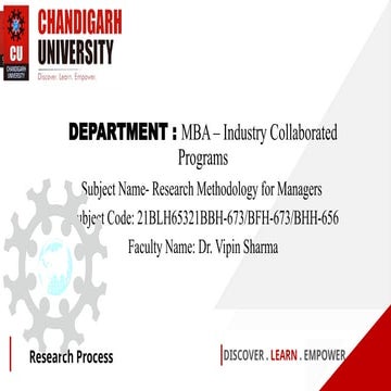 Comprehensive Research Methodology for Managers: Measurement, Data Collection, and Sampling ...