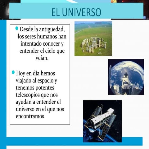 El universo Mapa conceptual | PDF