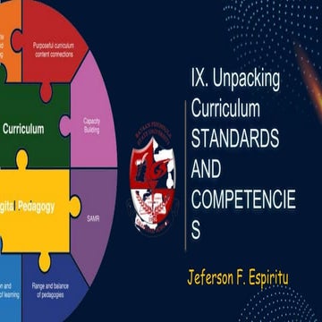 PPT (Unpacking Curriculum Standard and Competencies) Jeferson Espiritu.pptx