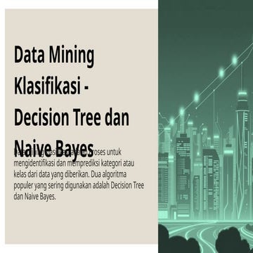 Presentasi UTS Data Mining: Konsep dan Implementasi Materi Lengkap UTS Data Mining Semester Ini ...