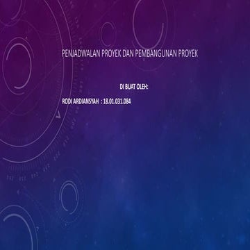 Ppt uts rodi ardiansyah | PPTX