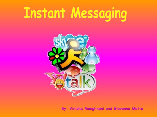 Instant messaging | PPTX