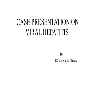 Viral hepatitis | PPTX