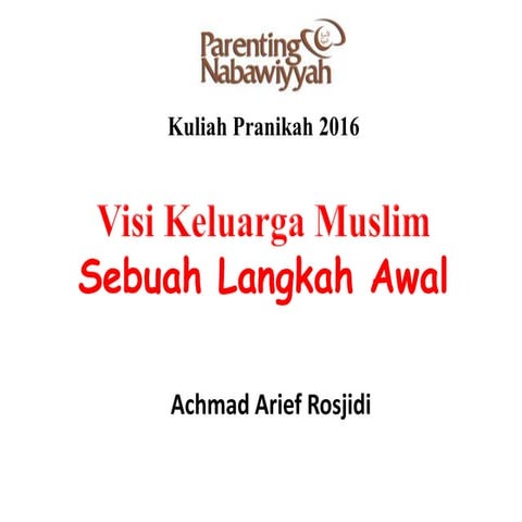Ppt visi keluarga muslim kpn | PPT