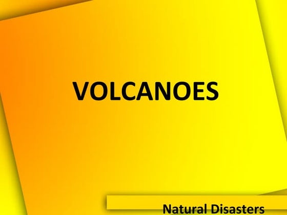 Volcano ppt | PPT | Geography | Science