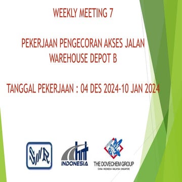 PPT W-7 Pekerjaan Pengecoran Akses Jalan Warehouse Depot B.pptx