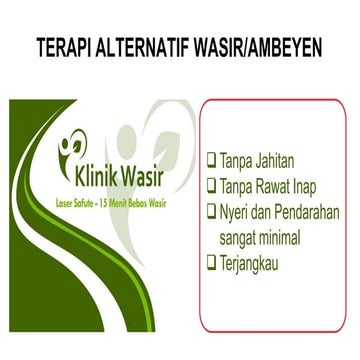 Klinik Wasir Safute Indonesia | PPTX