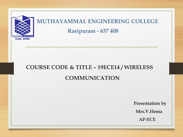 Ppt Wireless Communication System For Electronic Pdf