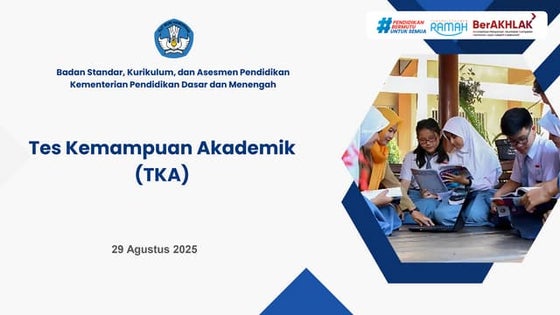 Kebijakan TKA 2025 Penjelasan Sistem TKA | PDF
