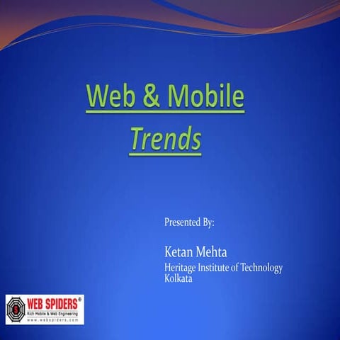 web and mobile technology trend | PPTX