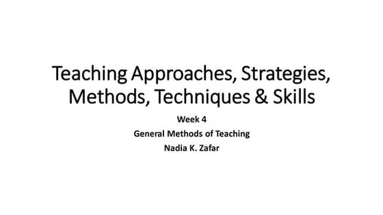 EFFECTIVE-INSTRUCTIONAL-STRATEGIEs.pptx presentation | PPT