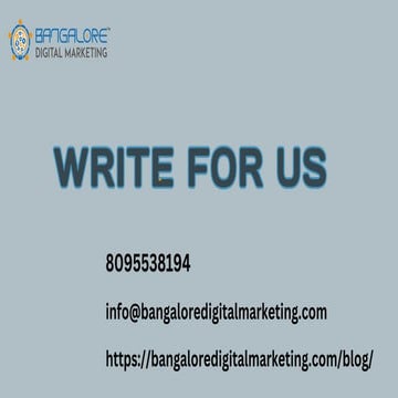 Digital Marketing Write for us, write for us. | PDF