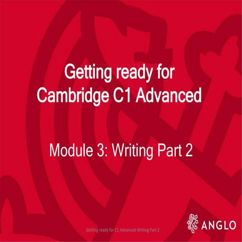 CAE writing 2 - part 3 | PPT