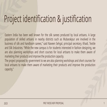 pptx 1.pptx project identification and justification | PPTX