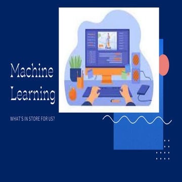 Presentation on Machine learning | PPT