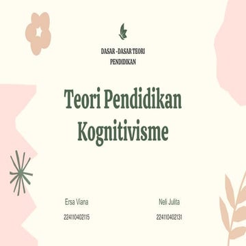 Teori Pendidikan Kognitivisme.pptx