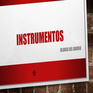 Los Instrumentos Musicales | PPT