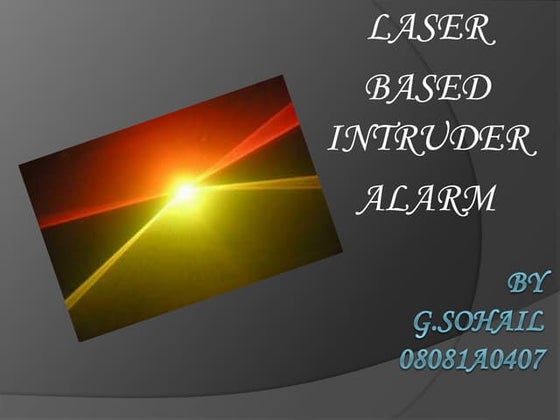 Laser security system | PPTX