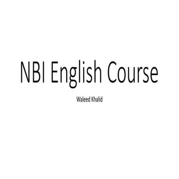 NBI ENGLISH Training and banks that helps | PPTX | Personal Finance