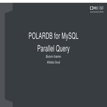 Polardb For Mysql Parallel Query Pdf Databases Computer