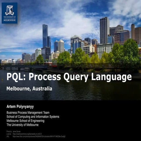 PQL: Process Query Language (An Interview) | PPTX