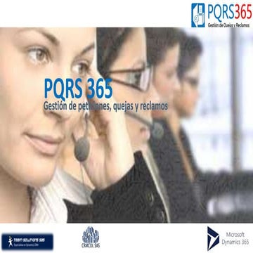 Presentación sistema de gestión PQRs PLATCOM | PPTX