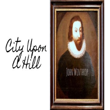 John Winthrop City Upon A Hill