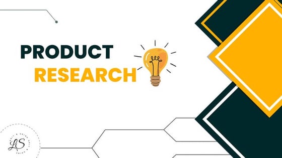 Product Research Process | PPT