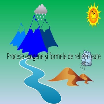 procese exogene.ppt prezentare la obiect | PPTX
