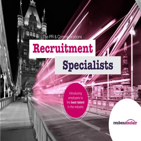 PR & Communications Recruitment Services | PPT