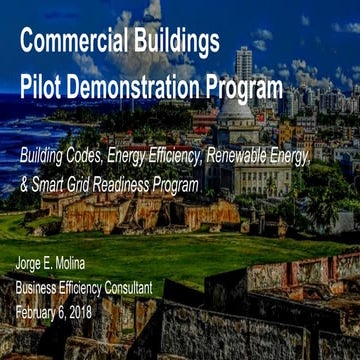 PR-EESA Puerto Rico Building Modernization Program Overview 02_05_2018 | PDF