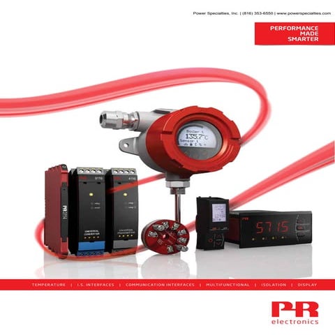 PR Electronics Signal Conditioning & Communication Interfaces Product ...
