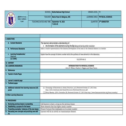 Daily Lesson Plan on Practical Research 1 | DOCX