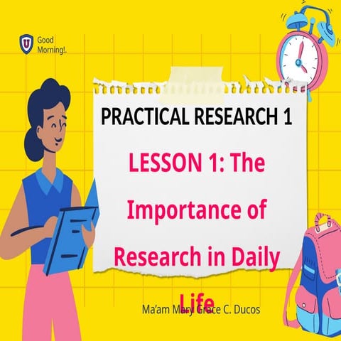 NATURE OF RESEARCH AND INQUIRY | PDF