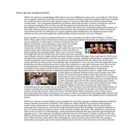 Film analysis essay | DOCX