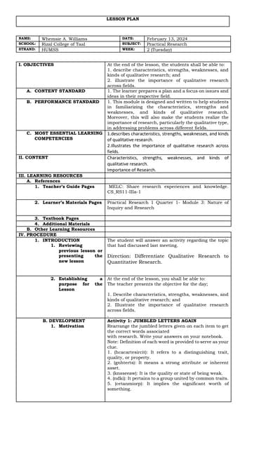 Nature and Classification of Educational Research (Part 1) | PPTX ...