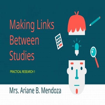 PR1 RRL (Making Links between studies).pptx