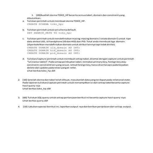 Pr2 contoh solusi | DOCX