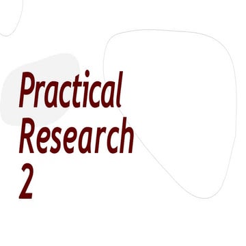 PR2_lesson3. intro to lesson 3 practical research | PPT