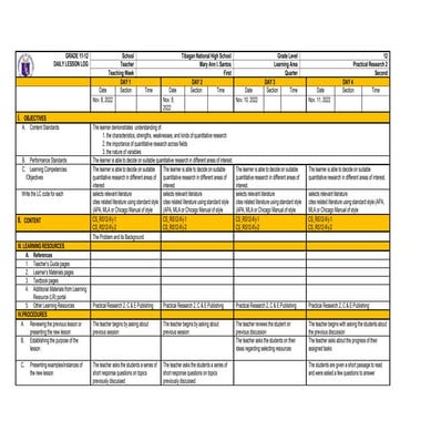DLL- English 10 with Annotations, NEW DEPED | DOCX